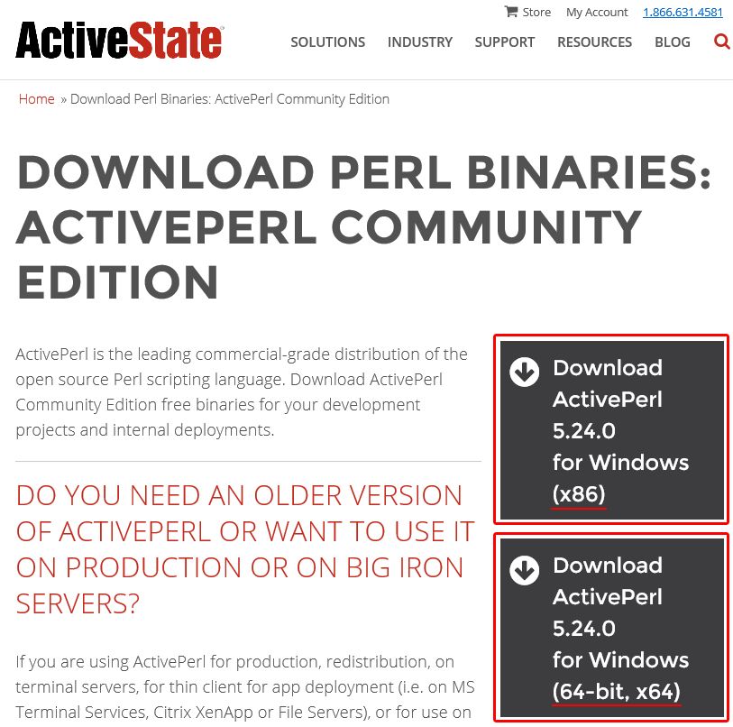 Windows10＋IISにActivePerlインストール – あちあち情報局：日記帳